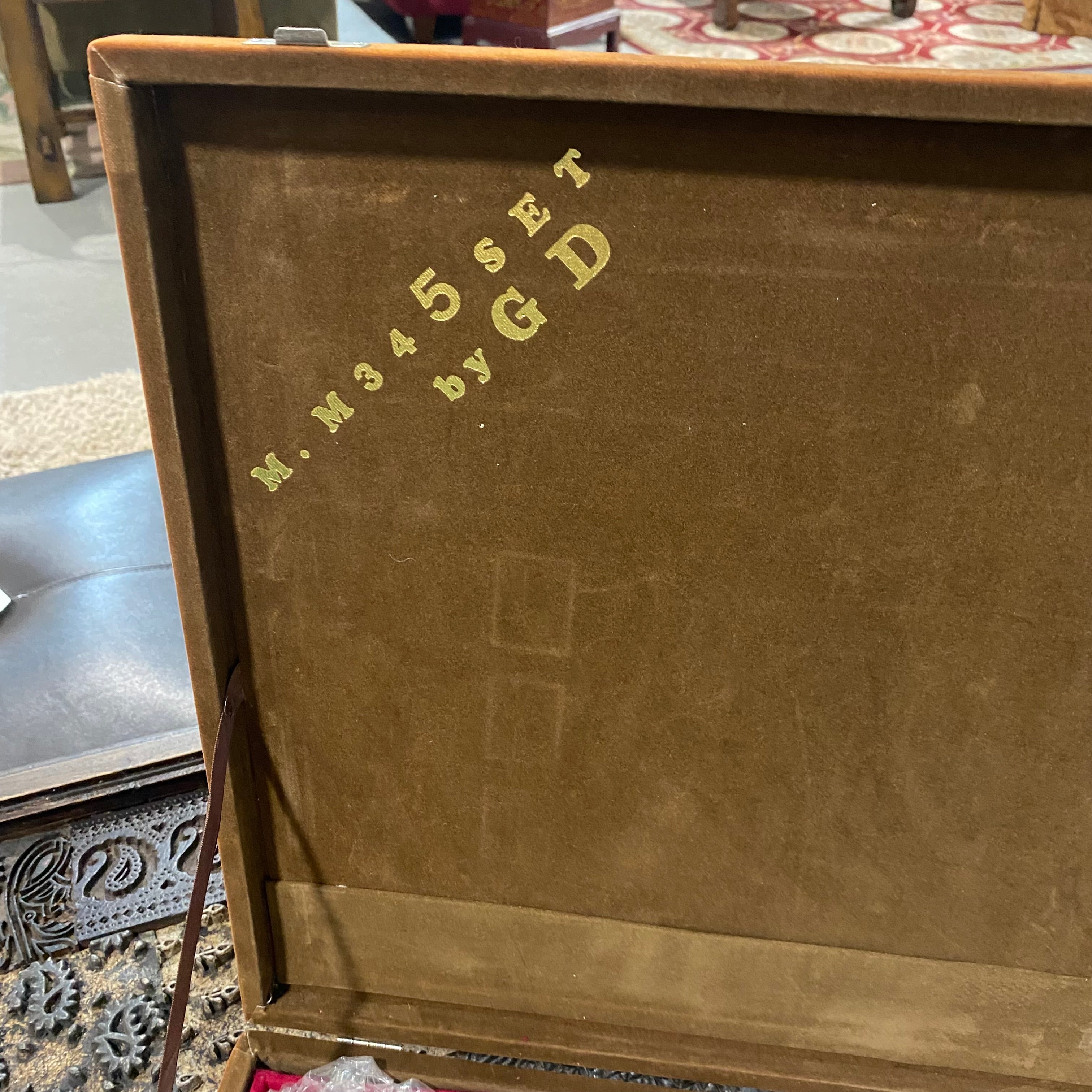 GD Geimudo Vintage M.M345 with Mat & Accessories Fancy Mahjong Set ...