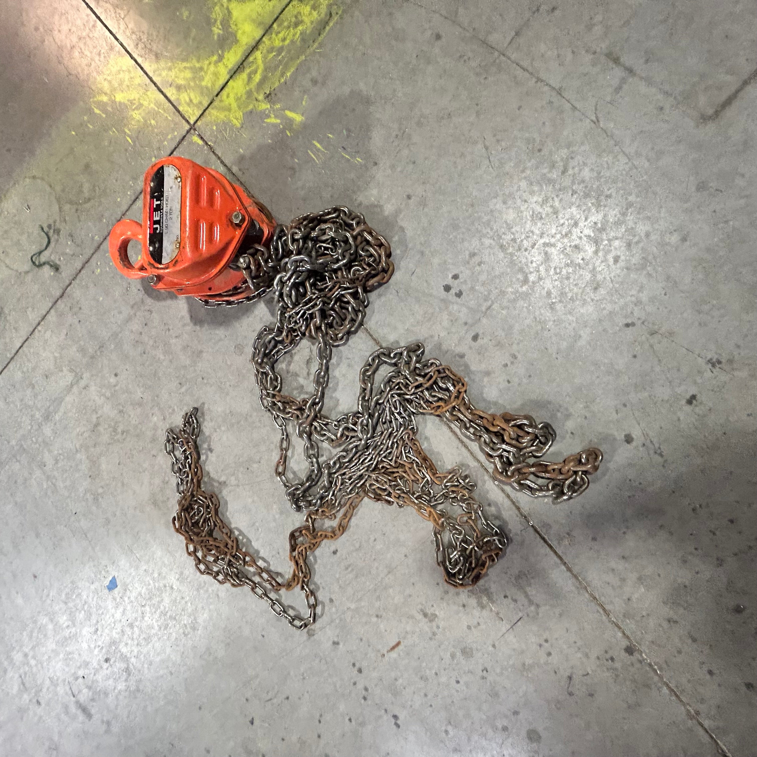 Jet L-90 2 Ton Chain Hoist — Habitat Roaring Fork