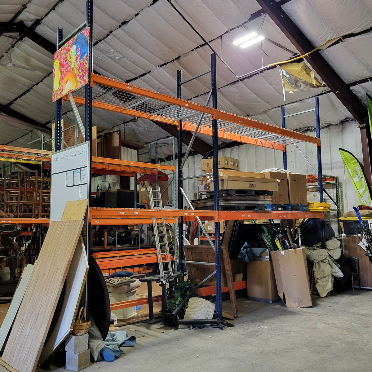 20'10"x 16'1"x 42" Metal Pallet Racking — Habitat Roaring Fork