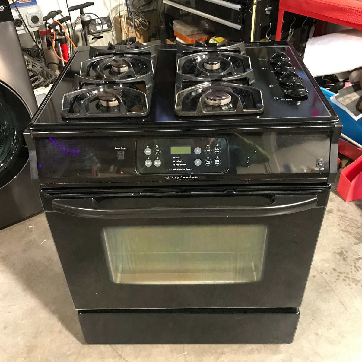 Frigidaire Black Slide-In Dual Fuel Range 30"x 25"x 39" — Habitat ...