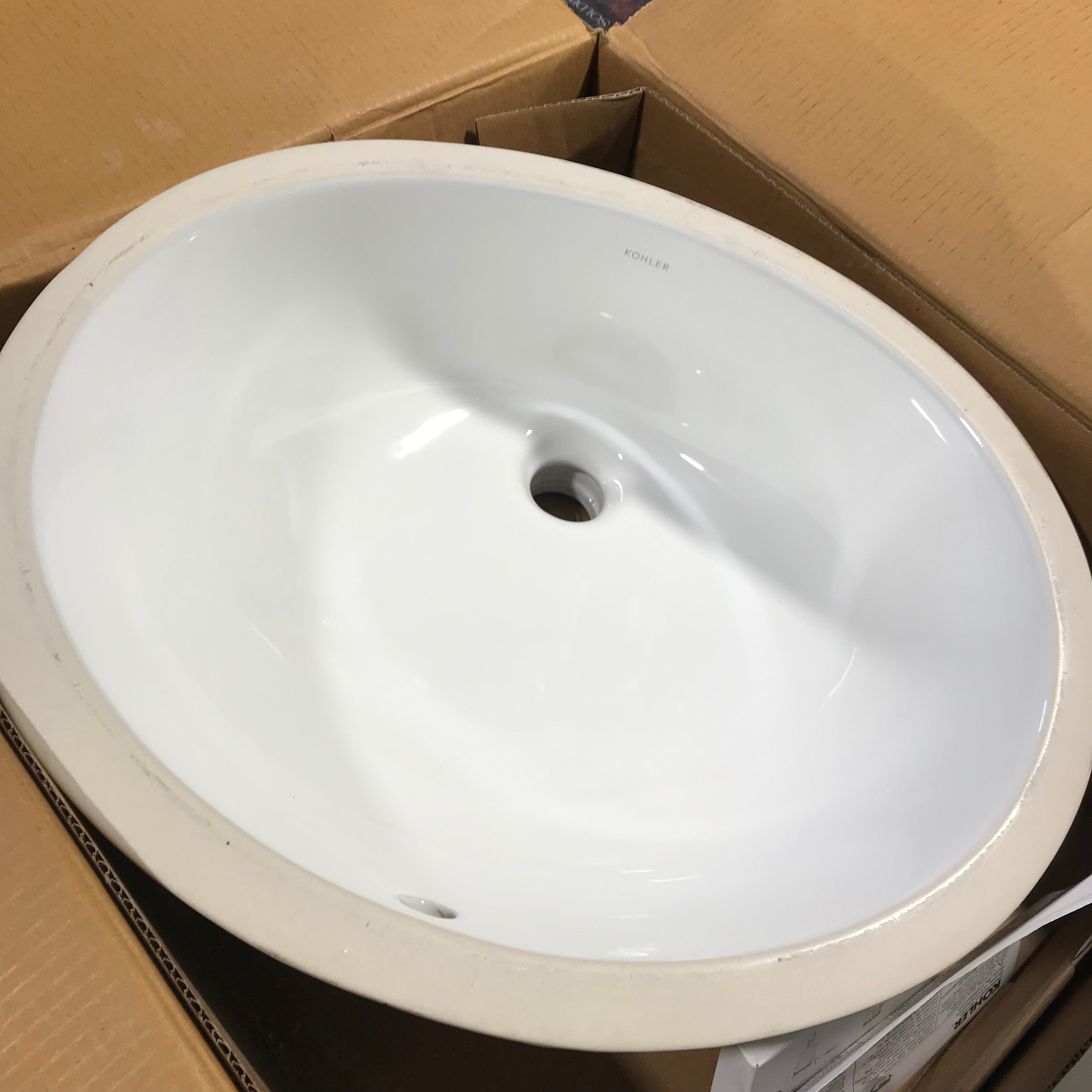 19.5"x 16.5"x 6" Kohler Caxton Undercounter Lavatory Sink 2210-0 — Habitat Roaring Fork